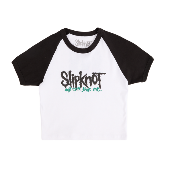 Don't Ever Judge Me Women Crop Tee - Slipknot Official Store
