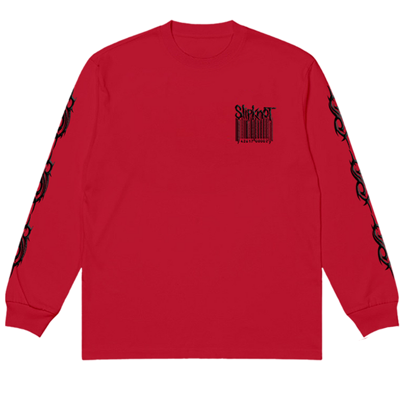 Barcode Puff Ink Longsleeve T-Shirt - Slipknot Official Store