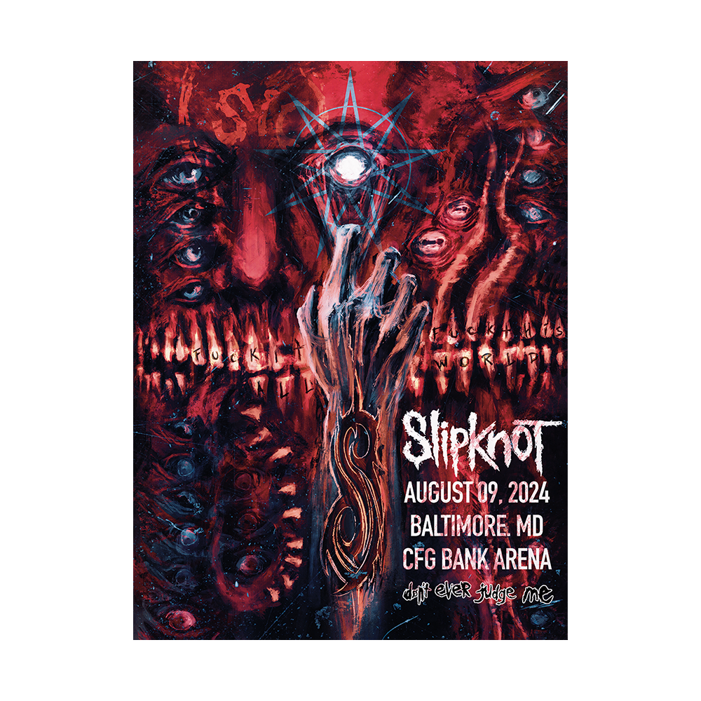 2024 Tour Poster - Baltimore - Slipknot Official Store