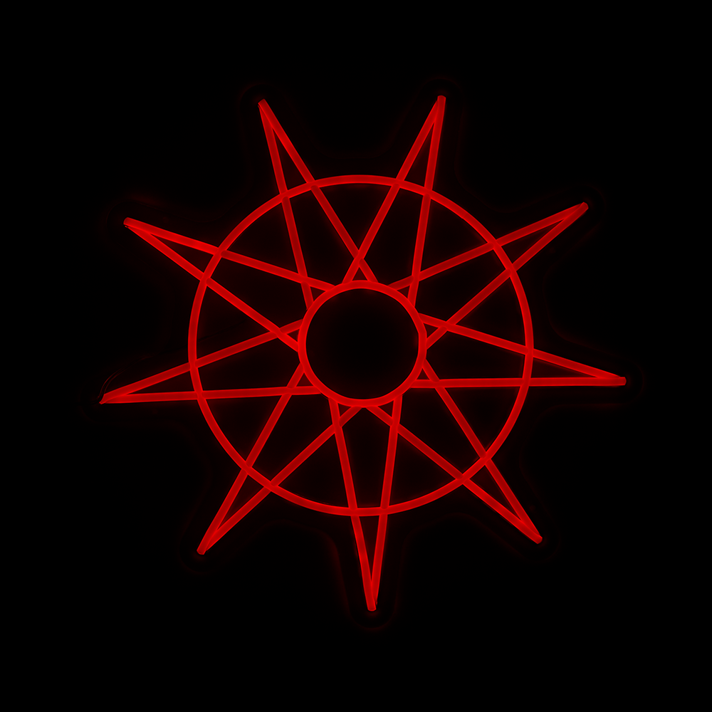 9 Point Star LED Sign - Slipknot Official Store