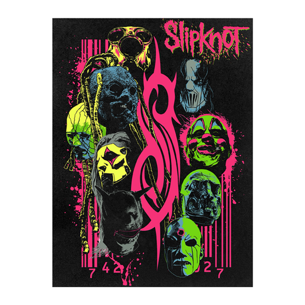 Slipknot Flocked Black Light Poster - Slipknot Official Store