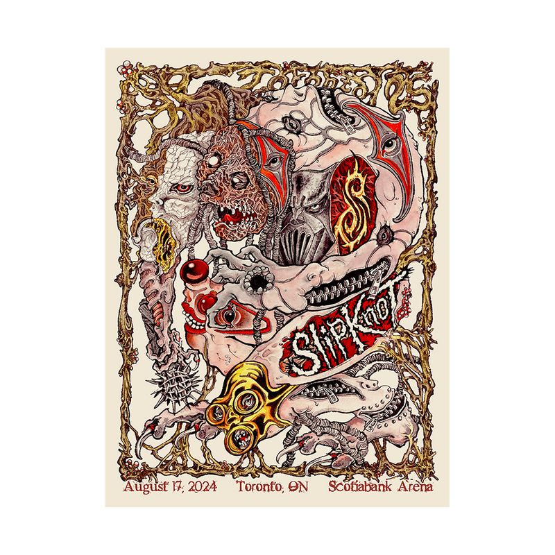 2024 Tour Poster - Toronto - Slipknot Official Store