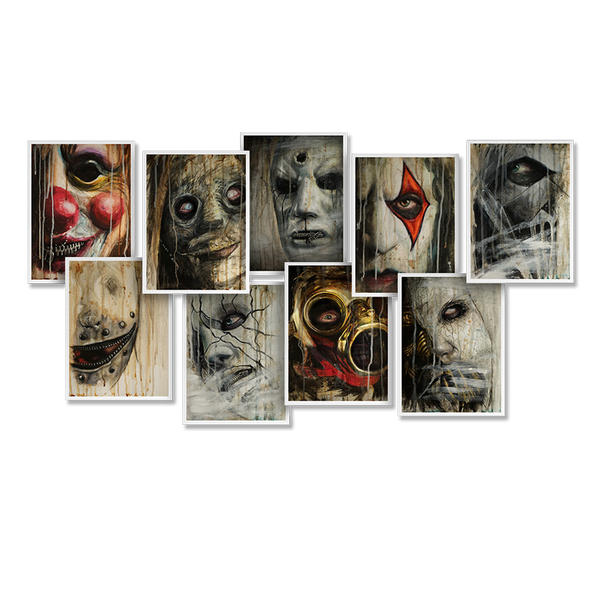 Tour 2025 Art Print Set of 9 - Slipknot Official Store