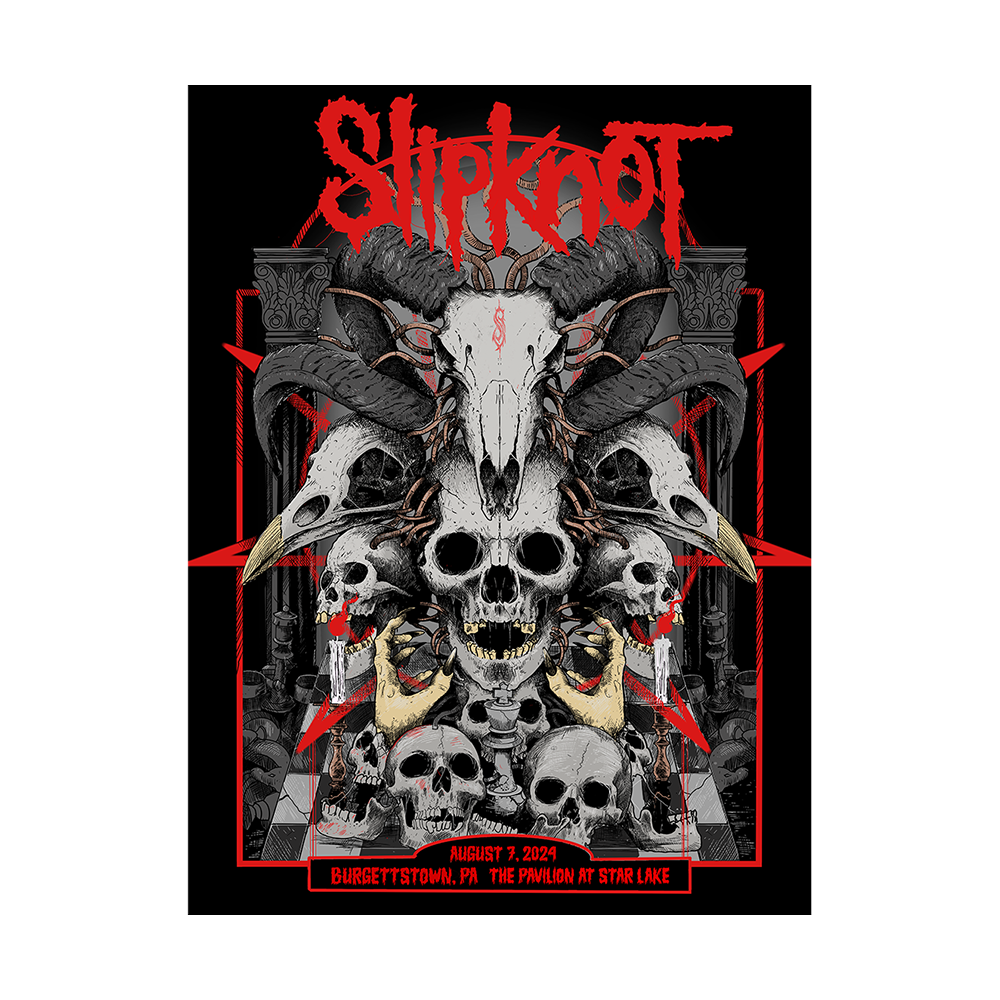2024 Tour Poster - Burgettstown - Slipknot Official Store