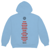 Slipknot Logo '22 Tour Blue Hoodie - Slipknot Official Store